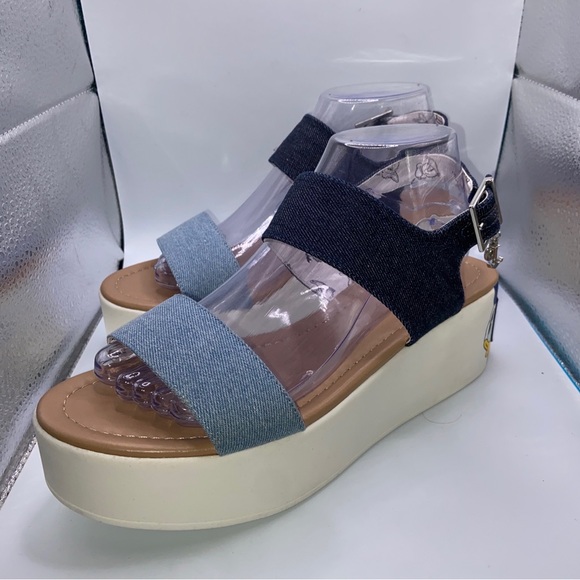 Disney | Shoes | Disney Womens 85 Donald Duck Sandals Platform ...